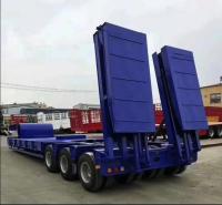 China XM Group 4 Axle 50 60 Ton Gooseneck Lowbed Semi Trailer Lowboy Truck Trailer For Tanzania And Kenya for sale
