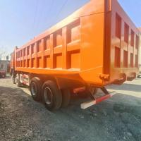 China Sinotruk 8x4 Model 371hp Dump Truck With Euro 3 Emission Standard Left Rudder Tire 12R20 for sale