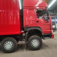 China 8X4 LHD 371-Horsepower HOWO Cargo Truck with Customizable Steering and Horsepower Configuration Tire 12.00R20 Engine WEICHAI for sale