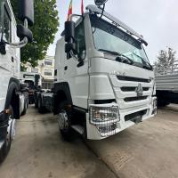 China Sinotruk 371hp 380hp 400 Hp 420hp White Tractor Prime Mover Truck 6x4 10 Wheels Rhd And Lhd Are Tyre 12 R20 Engine Sinotruck for sale