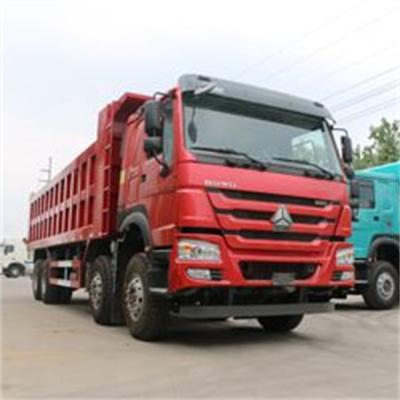 China Customizable Right Rudder 8x4 Sinotruck Howo Dump Truck With 380 HP and 8.2 Meters Cargo Box Length Zz3317n4667e1 for sale