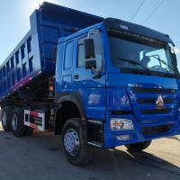 China Customizable Left or Right Hand Drive 371-400hp HOWO 6X4 Dump Truck with Zf8118 Steering System and 300L Fuel Tanker for sale