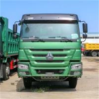 China Sinotruk Howo375hp 8x4 Left Drive Used Tipper Truck with 12 Tires and 4-Axis Cargo Box Length 7.2-8.2m Customizable for sale