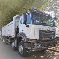 China HOWO NX RIGHT OR LEFT HAND DRIVE 320-400HP SECOND HAND TIPPER TRUCK 12 WHEEL 8X4 MINING DUMP TRUCK Fuel Tank 400L for sale