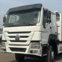 China Customizable White Color HOWO 6X4 375HP Dump Truck Seats≤5 Container Length 5.60 * 2.35 * 1.5mm for Euro 2 Emission Standard for sale
