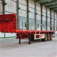 China 40ft Original Axle Customized Fuwa Axle Bpw Axle 3-Axis Steel Plate Container Semi-Trailer Plate Length 12500*2500*1600mm for sale