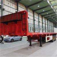 China 40ft Original Axle Customized Fuwa Axle Bpw Axle 3-Axis Steel Plate Container Semi-Trailer Plate Length 12500*2500*1600mm for sale