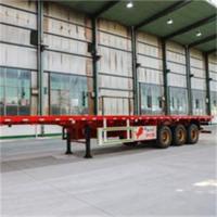 China 40ft Original Axle Customized Fuwa Axle Bpw Axle 3-Axis Steel Plate Container Semi-Trailer Plate Length 12500*2500*1600mm for sale