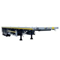 China 30 Tons, 40 Tons, 50 Tons, 60 Tons Container Flatbed Truck Semi-Trailer Machinery And Equipment Transport Building Materials for sale