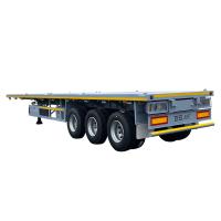 China 30 Tons, 40 Tons, 50 Tons, 60 Tons Container Flatbed Truck Semi-Trailer Machinery And Equipment Transport Building Materials for sale