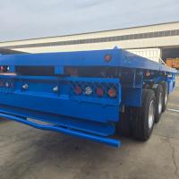 China Max Payload 30ton 20FT 40FT 45FT Container Flatbed Truck for Building Materials Transport for sale