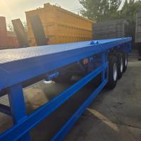 China Max Payload 30ton 20FT 40FT 45FT Container Flatbed Truck for Building Materials Transport for sale