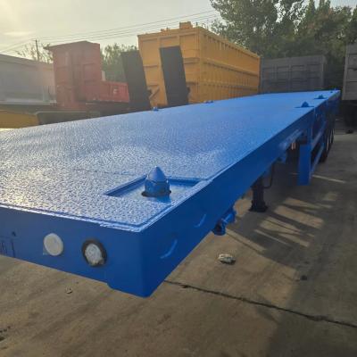 China Max Payload 30ton 20FT 40FT 45FT Container Flatbed Truck for Building Materials Transport for sale