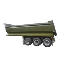 China 3-Axis Dump Semi-Trailer U-Shaped Bucket Standard (Box Size (Inner Diameter) 9200x2200x1200mm) for sale