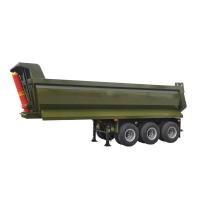China 3-Axis Dump Semi-Trailer U-Shaped Bucket Standard (Box Size (Inner Diameter) 9200x2200x1200mm) for sale