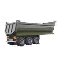 China 3-Axis Dump Semi-Trailer U-Shaped Bucket Standard (Box Size (Inner Diameter) 9200x2200x1200mm) for sale