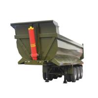 China 3-Axis Dump Semi-Trailer U-Shaped Bucket Standard (Box Size (Inner Diameter) 9200x2200x1200mm) for sale