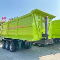 China 24m3 3-Axis Dump Semi-Trailer U-Shaped Bucket Standard (Size 9400mm×2400mm×3300mm) for sale