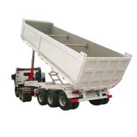 China 24m3 3-Axis Dump Semi-Trailer U-Shaped Bucket Standard (Size 9400mm×2400mm×3300mm) for sale
