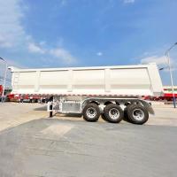 China 24m3 3-Axis Dump Semi-Trailer U-Shaped Bucket Standard (Size 9400mm×2400mm×3300mm) for sale