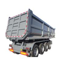 China 24m3 3-Axis Dump Semi-Trailer U-Shaped Bucket Standard (Size 9400mm×2400mm×3300mm) for sale