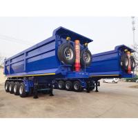 China New 4-Axle 60T Steel Dump Semi-Trailer For 60 Ton Dump Trailers In Construction And Mining for sale