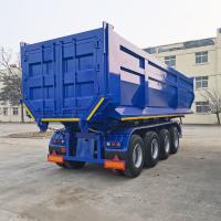 China New 4-Axle 60T Steel Dump Semi-Trailer For 60 Ton Dump Trailers In Construction And Mining for sale