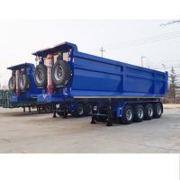 China New 4-Axle 60T Steel Dump Semi-Trailer For 60 Ton Dump Trailers In Construction And Mining for sale