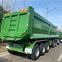 China New 3-Axle Original Axle (Fuwa/Bpw Axle Can Be Customized) Dump Truck Semi Trailer Factory Supplier for sale