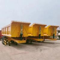 China 3 Axes 4 Axes 5 Axes Dump Truck Semi Trailer Hydraulic Back Tip U-Bucket Trailer For Sale for sale
