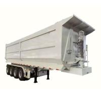 China 4 Axes 80 Tons 12R20 (12R22.5 Can Be Customized) Tires Original Axle Dump Semi Trailer U-Bucket for sale