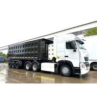 China Standard 3-Axis Semi-Trailer with 24 m3 Volume and 60ton Load Capacity for sale