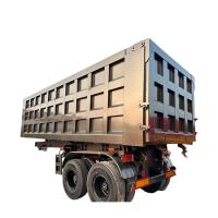 China 2-Axis 12R20 Dump Semi-Trailer with Box Size Inner Size 9200x2200x1200mm for sale