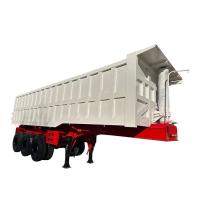 China 3 Axle 12R20 Tires 12 Tires Mechanical Suspension (Airbag Suspension Can Be Customized To The Customer) Dump Semi-Trailer for sale