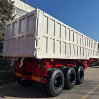 China 3 Axle 12R20 Tires 12 Tires Mechanical Suspension (Airbag Suspension Can Be Customized To The Customer) Dump Semi-Trailer for sale