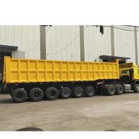 China 3-Axle JOST 2.0/3.5-Inch Kingpin 12R20 Tires (12R22.5 Can Be Customized)  Dump Semi Trailer for sale