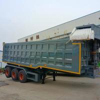 China 3-Axle JOST 2.0/3.5-Inch Kingpin 12R20 Tires (12R22.5 Can Be Customized)  Dump Semi Trailer for sale