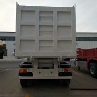 China 3-Axle WABCO RE 6 Relay Valve Pneumatic Braking System 12R20 Tires 12 Tire Dump Semi Trailer for sale