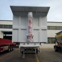 China 3-Axle WABCO RE 6 Relay Valve Pneumatic Braking System 12R20 Tires 12 Tire Dump Semi Trailer for sale