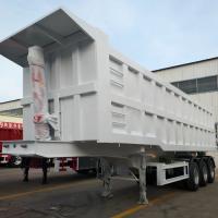 China 3-Axle WABCO RE 6 Relay Valve Pneumatic Braking System 12R20 Tires 12 Tire Dump Semi Trailer for sale
