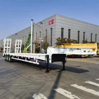 China 40 Tons To 100 Tons Original Bridge /FUWA/BPW Bridge Low Bed Semi-Trailer (Customized According To Customer Needs) for sale