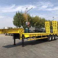 China 40 Tons To 100 Tons Original Bridge /FUWA/BPW Bridge Low Bed Semi-Trailer (Customized According To Customer Needs) for sale