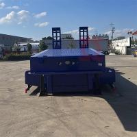 China New 3-Axis Enhanced Mechanical Ladder JOST Brand Landing Gear Low Bed Semi-Trailer, Good Quality for sale