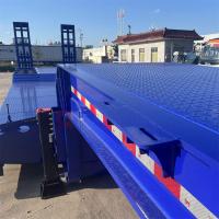 China New 3-Axis Enhanced Mechanical Ladder JOST Brand Landing Gear Low Bed Semi-Trailer, Good Quality for sale