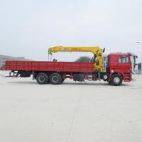 China SHACMAN F3000 6×4 crane truck Telescopic boom truck Boom truck can rotate, stretch, lift according to needs. for sale