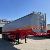 China Customizable Hot Oil Tank Trailer with 50ton Max Payload Dimensions 11800*2500*3700mm Mechanical Suspension for sale