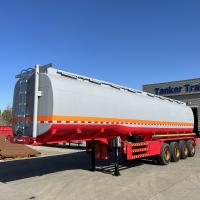 China Customizable Hot Oil Tank Trailer with 50ton Max Payload Dimensions 11800*2500*3700mm Mechanical Suspension for sale