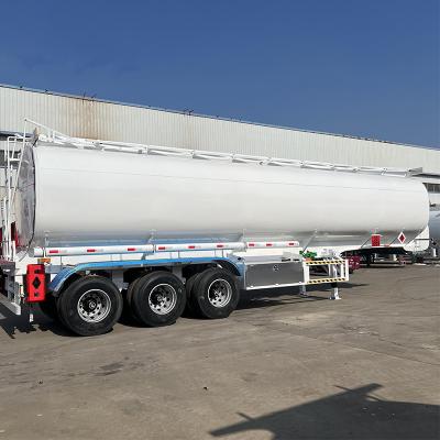 China 3 Axle Carbon Steel Tank Semi Trailer with 45 000 Liter Capacity and 5 Optional Cabins for sale