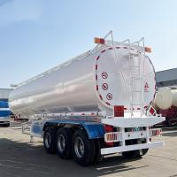 China 3 Axle Carbon Steel Tank Semi Trailer with 45 000 Liter Capacity and 5 Optional Cabins for sale