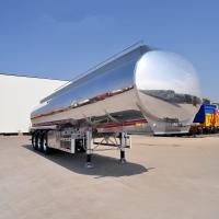 China Brand New 3-Axle 45,000 Litre Dual Line Air Brake Brake System Fuel Transport Tank Semi Trailer for sale